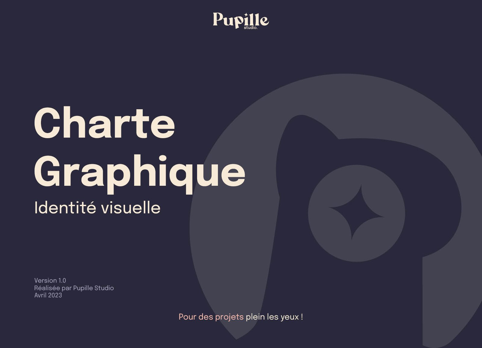 Template charte graphique gratuit – Pupille studio – Graphiste Bordeaux ...